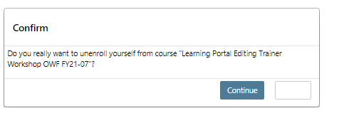 How do I unenroll from a course that I self-enrolled in? – Learning ...