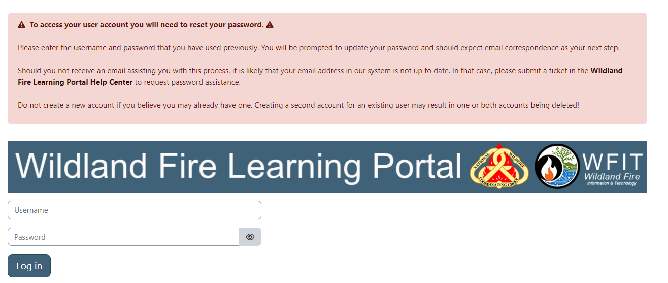 Do you need assistance logging in to your account on the Learning Portal? – Wildland Fire ...